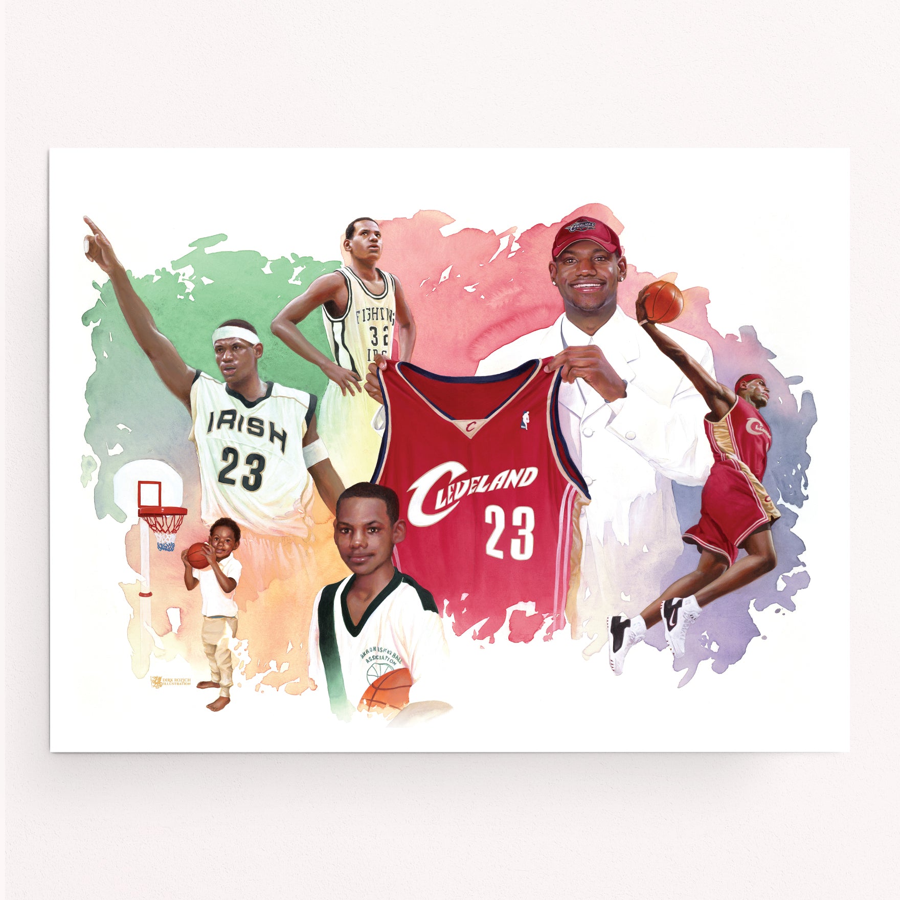 The Kid Mural by Dirk Rozich – LeBron James Family Foundation